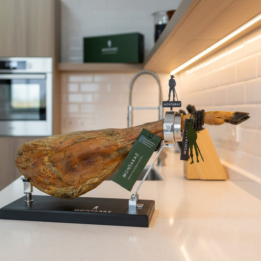 MONTARAZ PREMIUM HAMHOLDER FOLDED W/ROTATOR HEAD – Ham Lover
